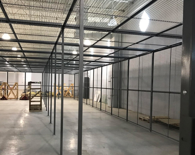 Articles on Wire Mesh Caging, Security Caging