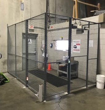 Wire Security Caging for the Water Treatment Facilities | Security Caging